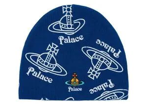 PALACE X Vivienne Westwood Jersey Beanie - Indigo