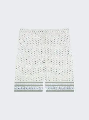 Givenchy Bermuda Shorts - Cream And Green