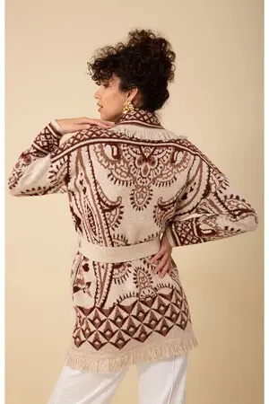 Hale Bob Alessandra Wool-blend Sweater - Neutral