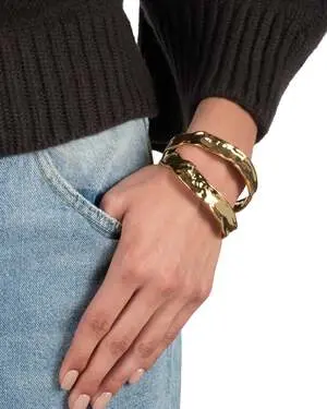 ALEXIS BITTAR Alexis Bittar Brut Strap Bangle Bracelet
