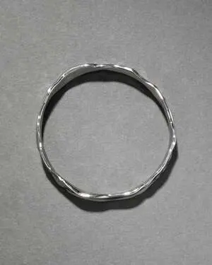 Alexis Bittar Brut Strap Bangle - Silver