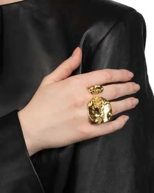 Alexis Bittar Brut Double Disc Ring
