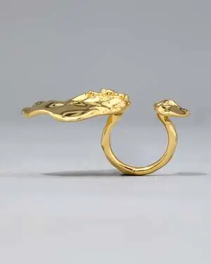 Alexis Bittar Brut Double Disc Ring