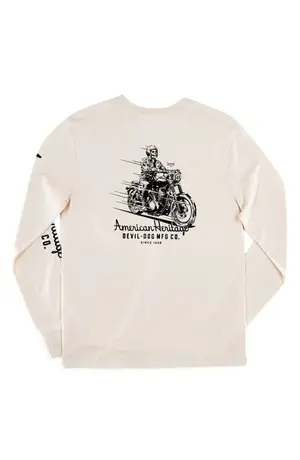 DEVIL-DOG DUNGAREES Heritage Long Sleeve Graphic T-shirt