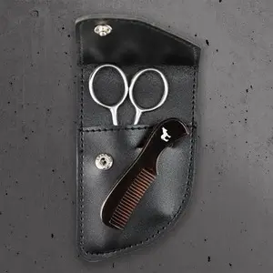 PETE & PEDRO Beard Care Comb & Scissors Kit - None
