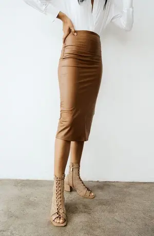 DANIELLA SHEVEL Frida Raffia Booties - Brown