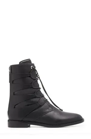 DANIELLA SHEVEL Moss Leather Boots - Black