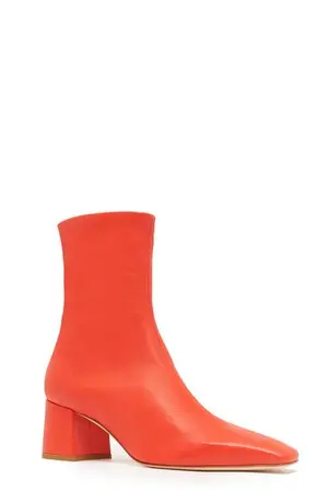 DANIELLA SHEVEL Milani Stretch Nappa Leather Boots - Red