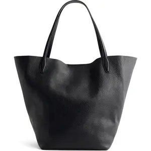 Madewell Oversized Soft Grain Leather Shopper Tote