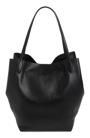 Madewell Oversized Soft Grain Leather Shopper Tote