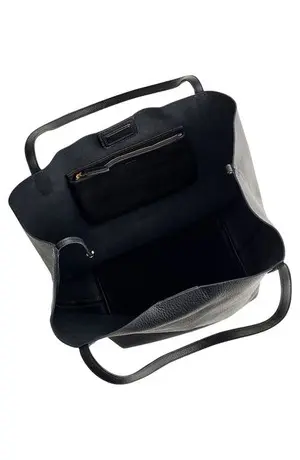 Madewell Oversized Soft Grain Leather Shopper Tote