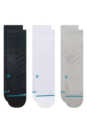 Stance 3-pack Performance Crew Socks - Multi