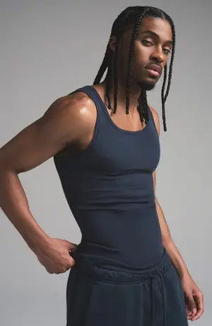 SKIMS 3-pack Rib Stretch Cotton Tanks - Ecru Multi