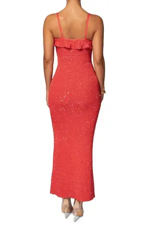 JLUXLABEL Midnight Sparkle Knit Maxi Dress