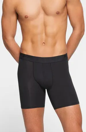 SKIMS 3-pack 5-inch Stretch Modal Boxer Briefs - Obsidian