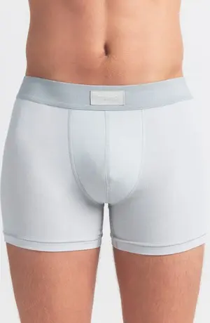 SKIMS 3-pack 3-inch Cotton & Modal Blend Boxer Briefs Blue Black Multidnu