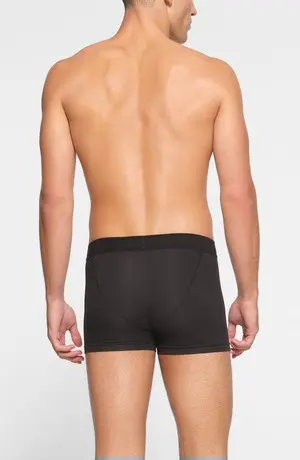 SKIMS 3-pack 3-inch Cotton & Modal Blend Boxer Briefs - Onyx