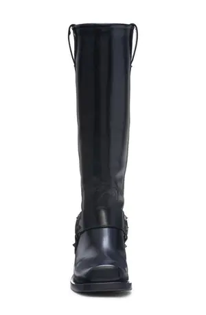 Valentino Garavani Rockstud Tall Biker Boot