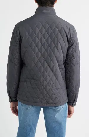 Johnnie-o Juno Quilted Jacket - Dark Gray