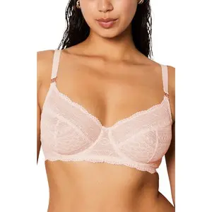 ETAM Idole Classique Lace Underwire Bra - Rose Poudre