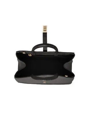 TEDDY BLAKE Lola Croco 10 Handbag - Black