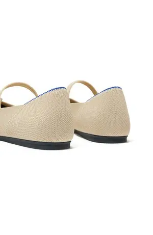 Rothy's The Square Mary Jane - Cream Captoe