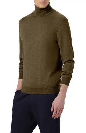 Bugatchi Sawyer Merino Wool Turtleneck Sweater