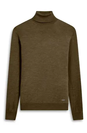 Bugatchi Sawyer Merino Wool Turtleneck Sweater