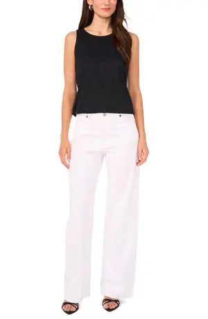 Vince Camuto Keyhole Back Sleeveless Top