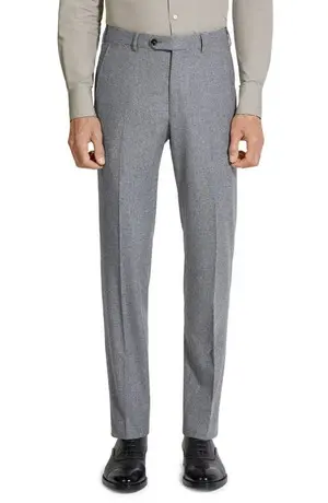 Zegna 15milmil15 Brushed Mini Houndstooth Wool Blend Suit - Grey