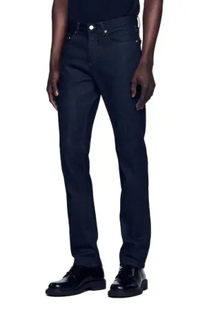 Sandro Narrow Cut Raw Jeans - Raw-denim