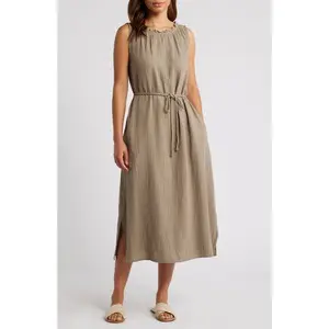 BEACHLUNCHLOUNGE Maddison Cotton Midi Dress