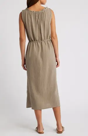 BEACHLUNCHLOUNGE Maddison Cotton Midi Dress
