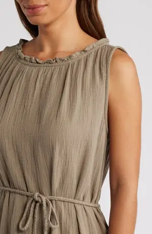 BEACHLUNCHLOUNGE Maddison Cotton Midi Dress