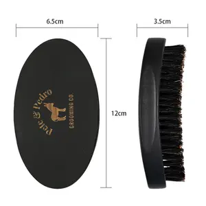 PETE & PEDRO Oval Military Hair & Beard Brush