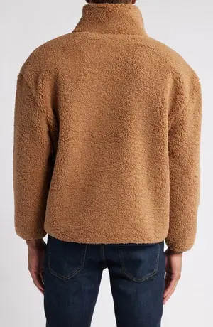 UGG Braid Half Zip Fleece Pullover