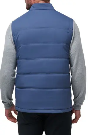 Travis Mathew Palisades Nylon Puffer Vest - Navy