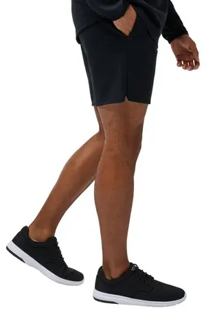 Travis Mathew Sideslip Fleece Shorts - Black