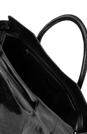 Staud Maude Leather Satchel - Black