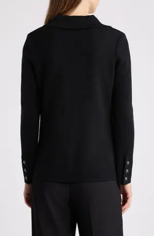 Kobi Halperin Clove Wool Blend Cardigan - Black