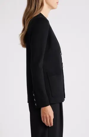 Kobi Halperin Clove Wool Blend Cardigan - Black