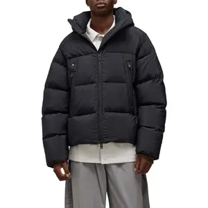 Y3 Down Puffer Jacket With Removable Hood