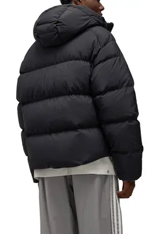 Y3 Down Puffer Jacket With Removable Hood
