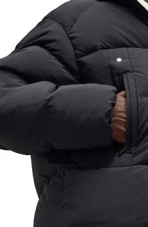 Y3 Down Puffer Jacket With Removable Hood