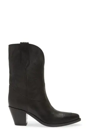 GOLDEN GOOSE Wish Star Western Boots - Black
