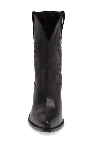 GOLDEN GOOSE Wish Star Western Boots - Black