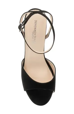 TOUCH UPS Quinn Ankle Strap Sandal - Black