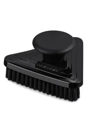 LE CREUSET Triangular Grill Pan Brush - Shiny Black
