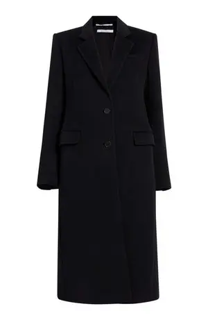 Another Tomorrow Tailored Coat - Black