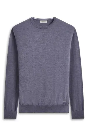 Bugatchi Scott Crewneck Merino Wool Sweater - Anthracite